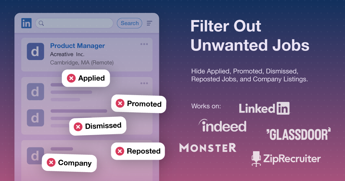 LinkedIn Reposted Jobs: Why It Happens and How to Hide Them